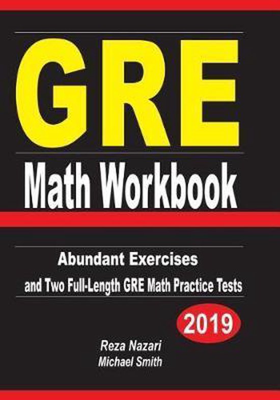 GRE Math Workbook | 9781093843767 | Reza Nazari | Boeken | bol