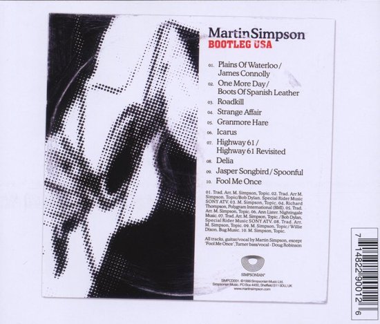 Bootleg Usa, Martin Simpson | CD (album) | Muziek | bol