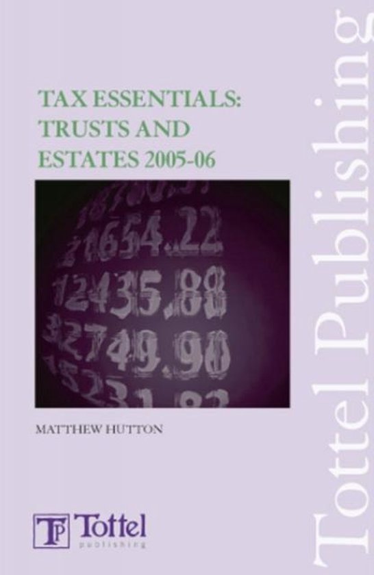 Tottel's Tax Essentials, Matthew Hutton | 9781845921828 | Boeken | bol