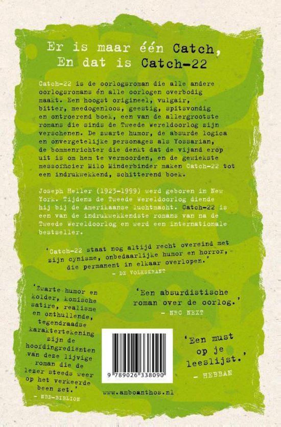 bol.com | Catch 22, Joseph Heller | 9789026338090 | Boeken