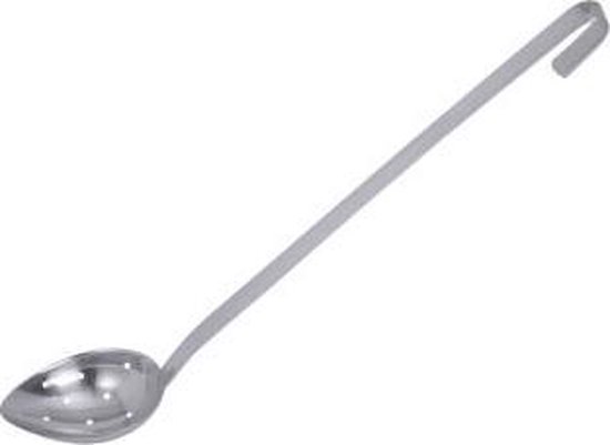 Pollepel geperforeerd rvs | Lepel maat 10cm x 7cm | Steel: 37cm ...