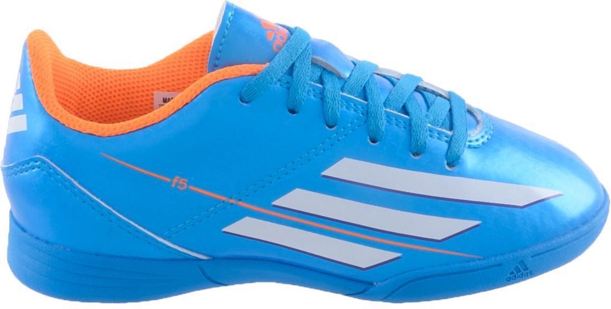 Adidas F5 Indoor - Voetbalschoenen - 38 - Blauw;Wit;Oranje | bol.com