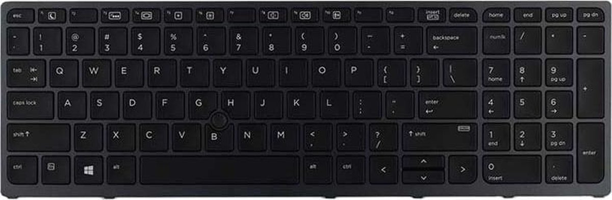 HP Backlit keyboard assembly (Sweden & Finland) Toetsenbord | bol