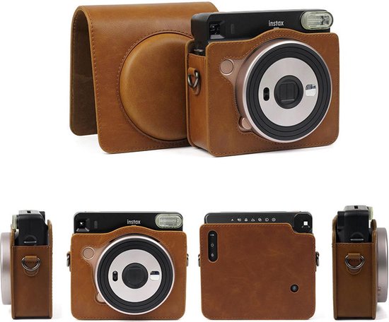 Vintage Case Cover Hoes Geschikt Voor Fujifilm Square SQ6 - Inclusief ...