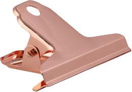 LPC Papierklem Spring clip - koper - 76 mm -10 stuks | bol.com