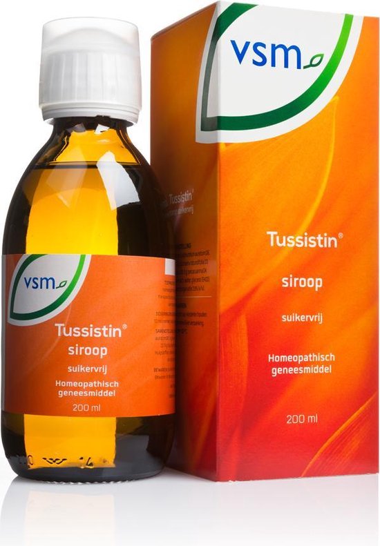 VSM Tussistin siroop suikervrij - 200 ml - Homeopathisch geneesmiddel | bol