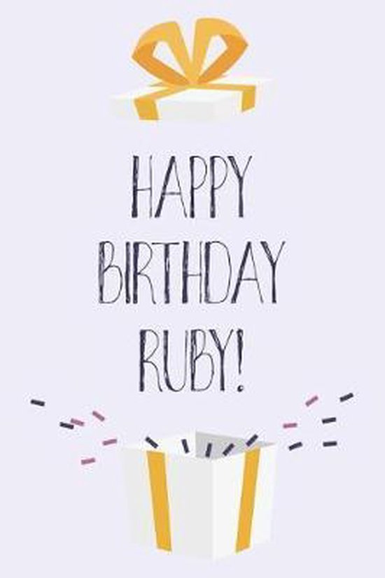 Happy Birthday Ruby, Thrice Publishing | 9781073390175 | Boeken | bol.com