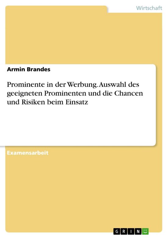 Prominente in der Werbung. Auswahl des geeigneten Prominenten und die ...