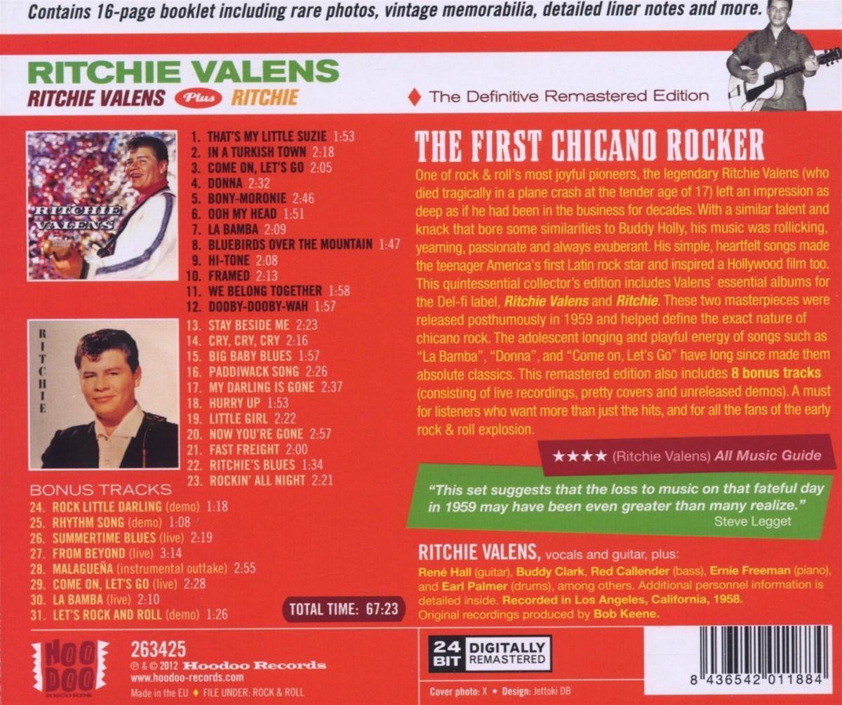 Ritchie Valens, Valens, Ritchie | CD (album) | Muziek | bol.com