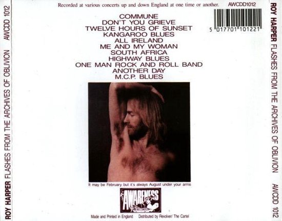 Roy Harper - Flashes From The Archives Of Oblivion, Roy Harper | CD ...