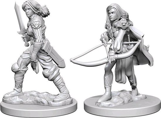 Pathfinder Battles Deep Cuts Miniatures: Human Fighter, Female | bol.com