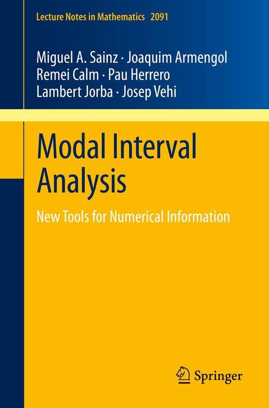 Lecture Notes in Mathematics 2091 - Modal Interval Analysis (ebook ...