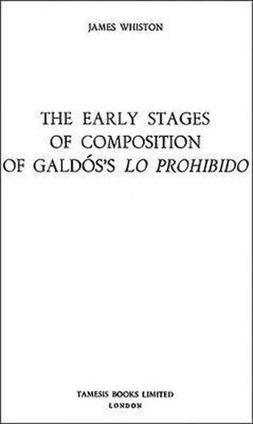Monografías A-The Early Stages of Composition of Galdós's 'Lo Prohibido ...