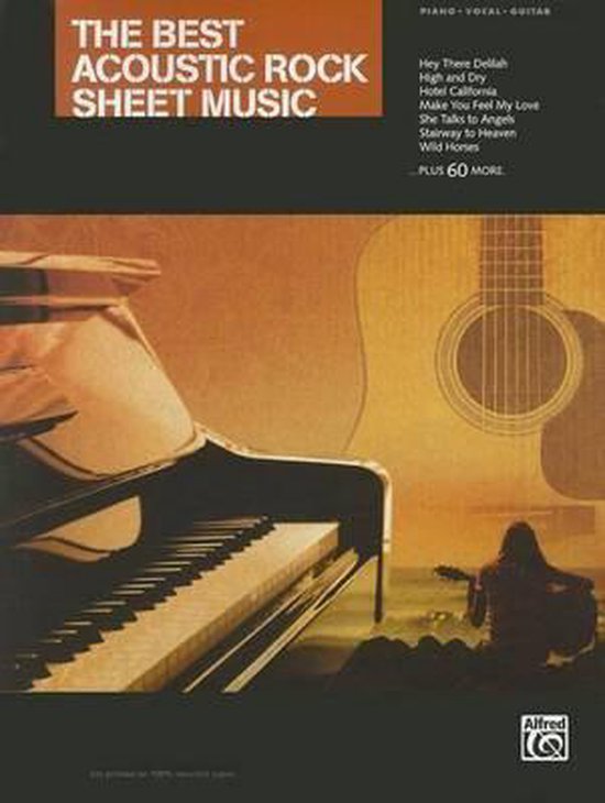 The Best Acoustic Rock Sheet Music, Alfred Publishing | 9780739086261 ...