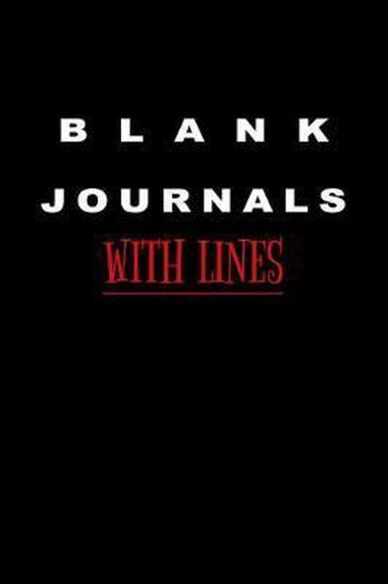 Blank Journals with Lines | bol.com