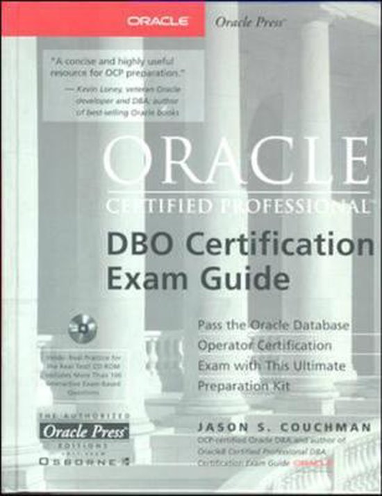 Oracle Certified Professional DBO Certification Exam Guide, Jason ...