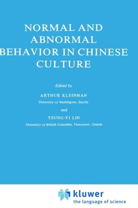 Culture, Illness and Healing- Normal and Abnormal Behavior in Chinese ...