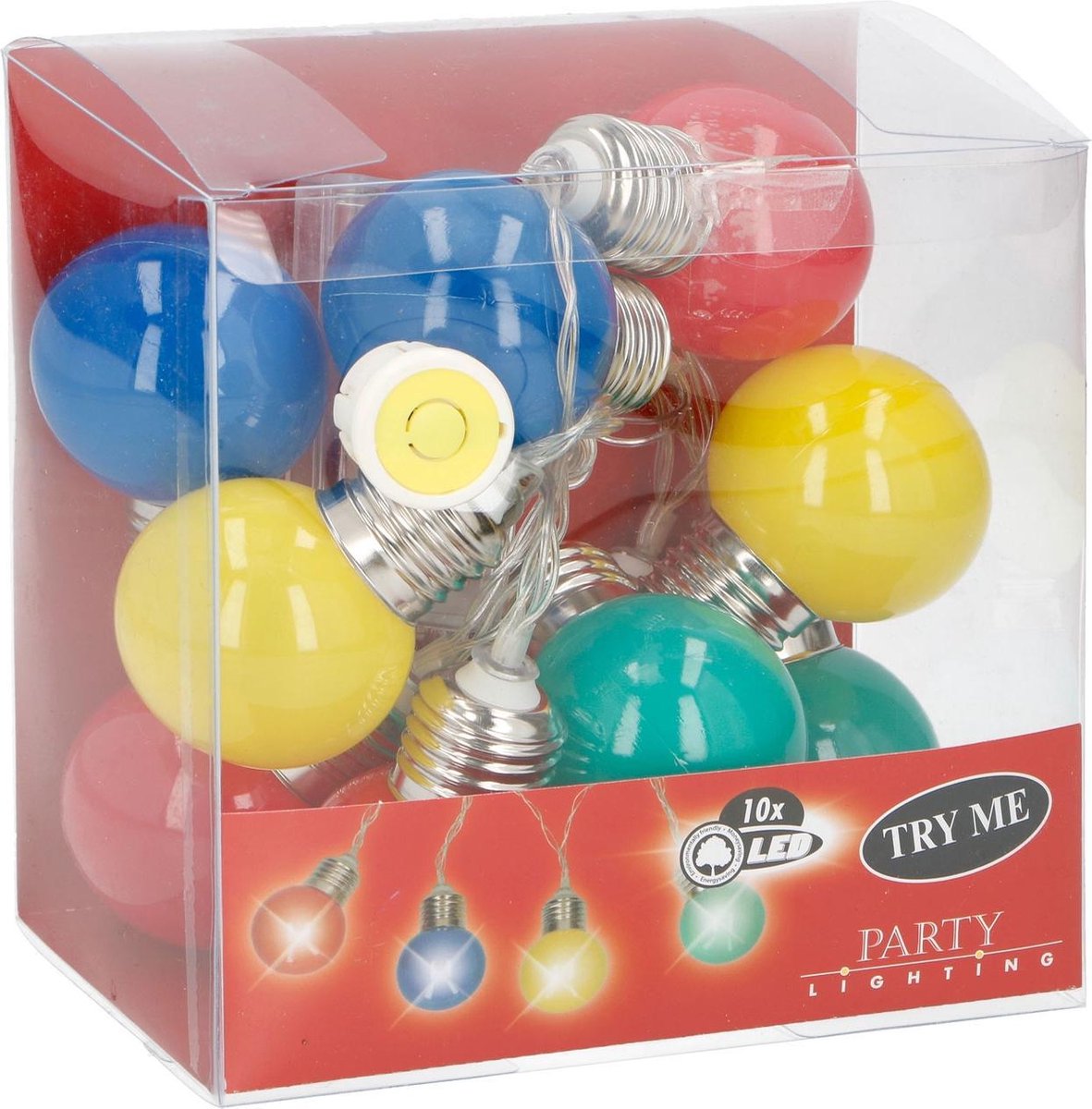 Feestverlichting LED 10 stuks - gekleurde feestlampen / party lights ...
