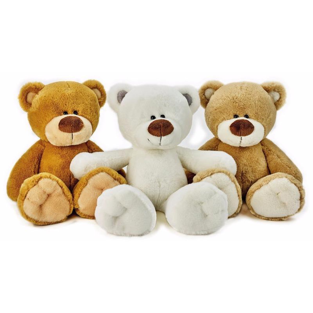 Pluche witte ijsbeer Bobo knuffel 38 cm - knuffelbeer | bol.com