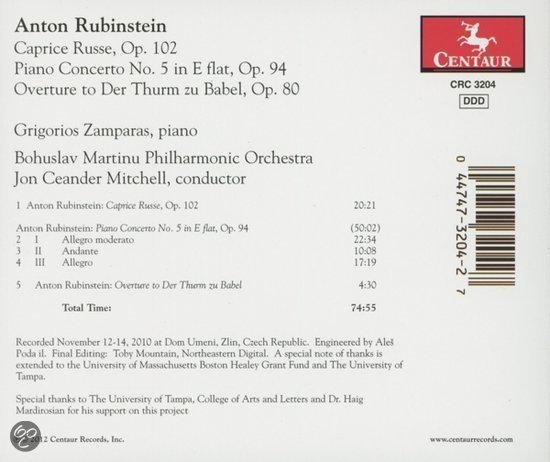 Caprice Russe, Op. 102/Piano Concer, Jon Ceander Mitchell | CD (album ...
