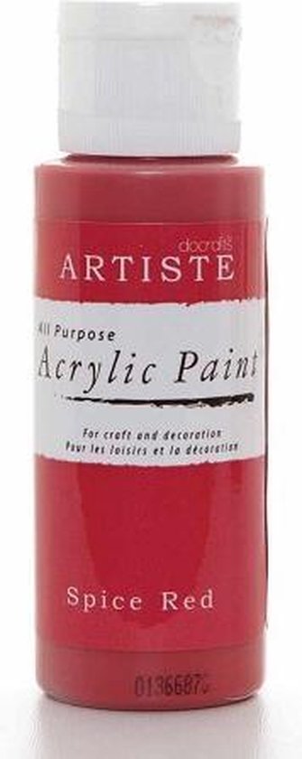 Acrylic Paint (2oz) - Spice Red | bol.com