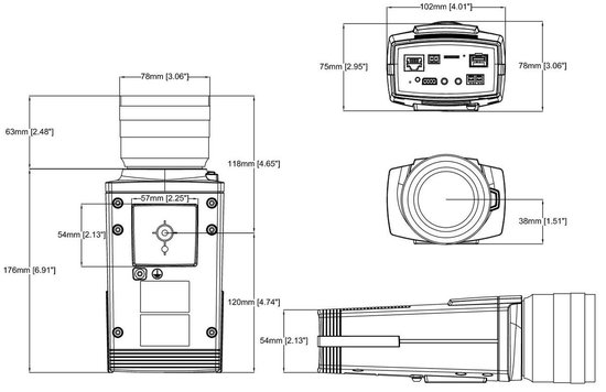 Axis Q1659 35MM F/2 Doos IP-beveiligingscamera 5472 x 3648 Pixels | bol.com