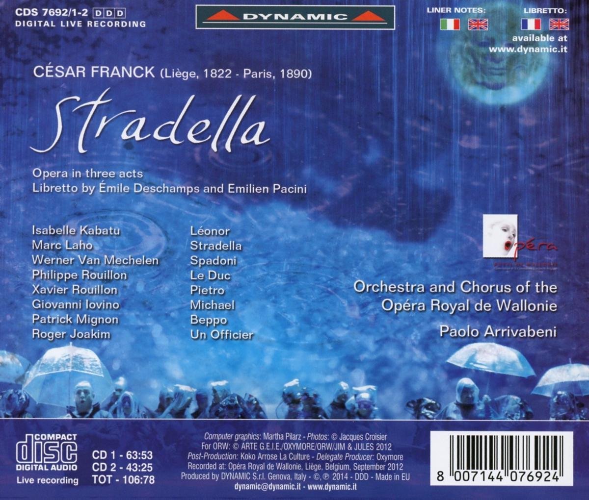 Stradella, Orchestra of the Wallonie Opera | CD (album) | Muziek | bol.com