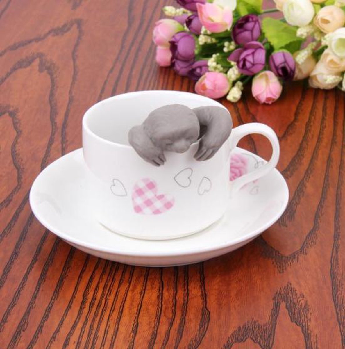 Thee Luiaard – Theefilter Mannetje – Losse Theezeef – Kruidenbol – Zeef ...