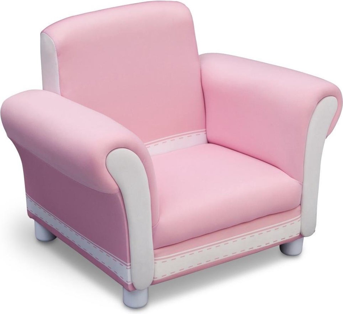 Delta Children UP85853GN Kinderfauteuil Roze/Wit | bol.com