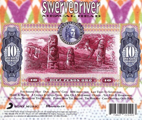Swervedriver Mezcal Head - Geremasterde versie met 4 bonustracks - 1993 ...
