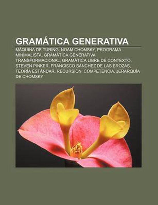 Gramatica Generativa, Source Wikipedia | 9781231647943 | Boeken | bol.com