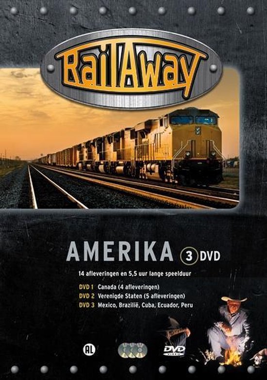Rail Away Amerika Box (Dvd) | Dvd's | bol