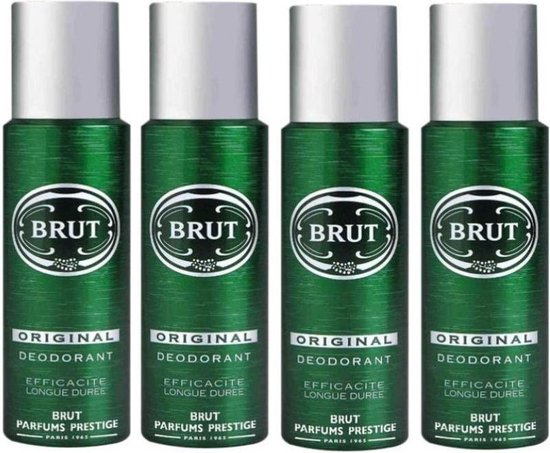 Brut Original Deo Spray - Deodorant - 4x 200 ml - Voordeelverpakking | bol