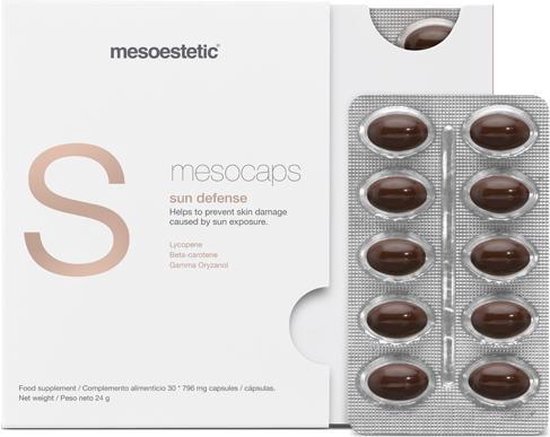 Mesoestetic mesocaps sun defens (30 caps) | bol.com