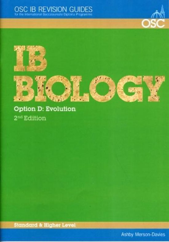 IB Biology - Option D, Ashby Merson-Davies | 9781904534679 | Boeken | bol.com
