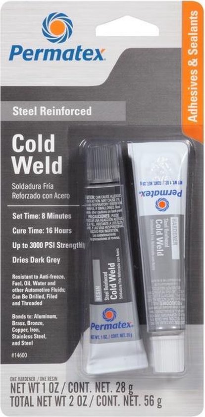 Permatex® Cold Weld Bonding Compound - Tweecomponentenlijm - 14600 | bol