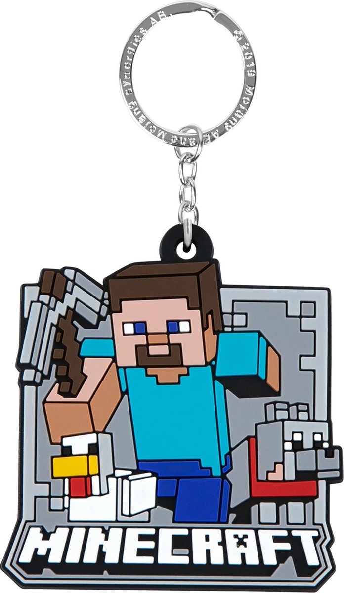 Minecraft Sleutelhanger / Keychain / Backpack Hanger Mobs Group | bol.com