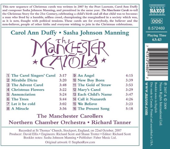 Manchester Carollers, Northern Chamber Orchestra, Richard Tanner - The ...