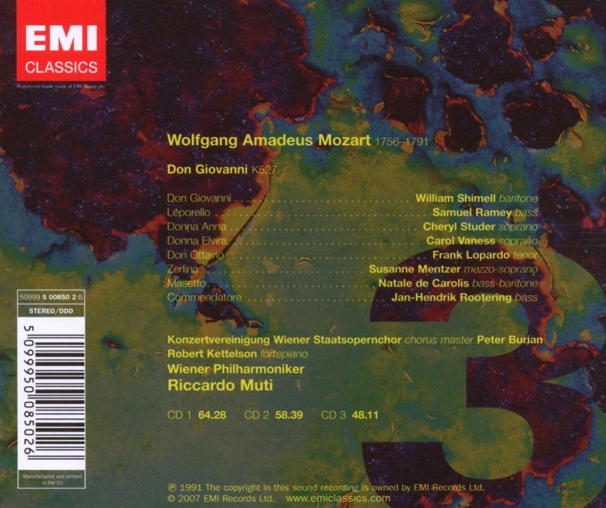 Riccardo Muti/Wiener Philharmo - Mozart: Don Giovanni, Wiener Philharmo ...