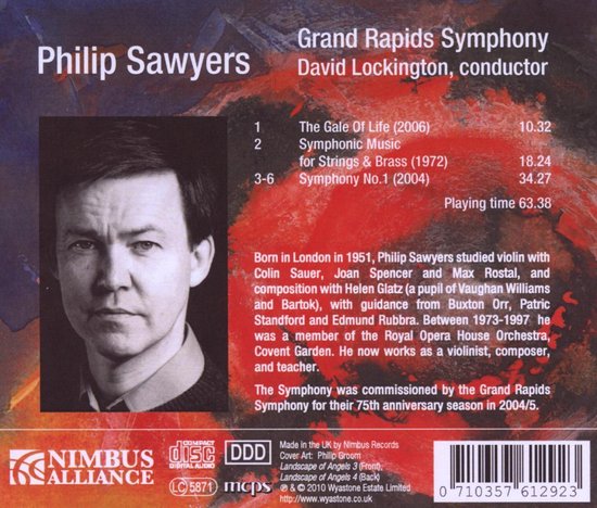 Grand Rapids Symphony, David Lockington - Sawyers: Symphonic Music For ...