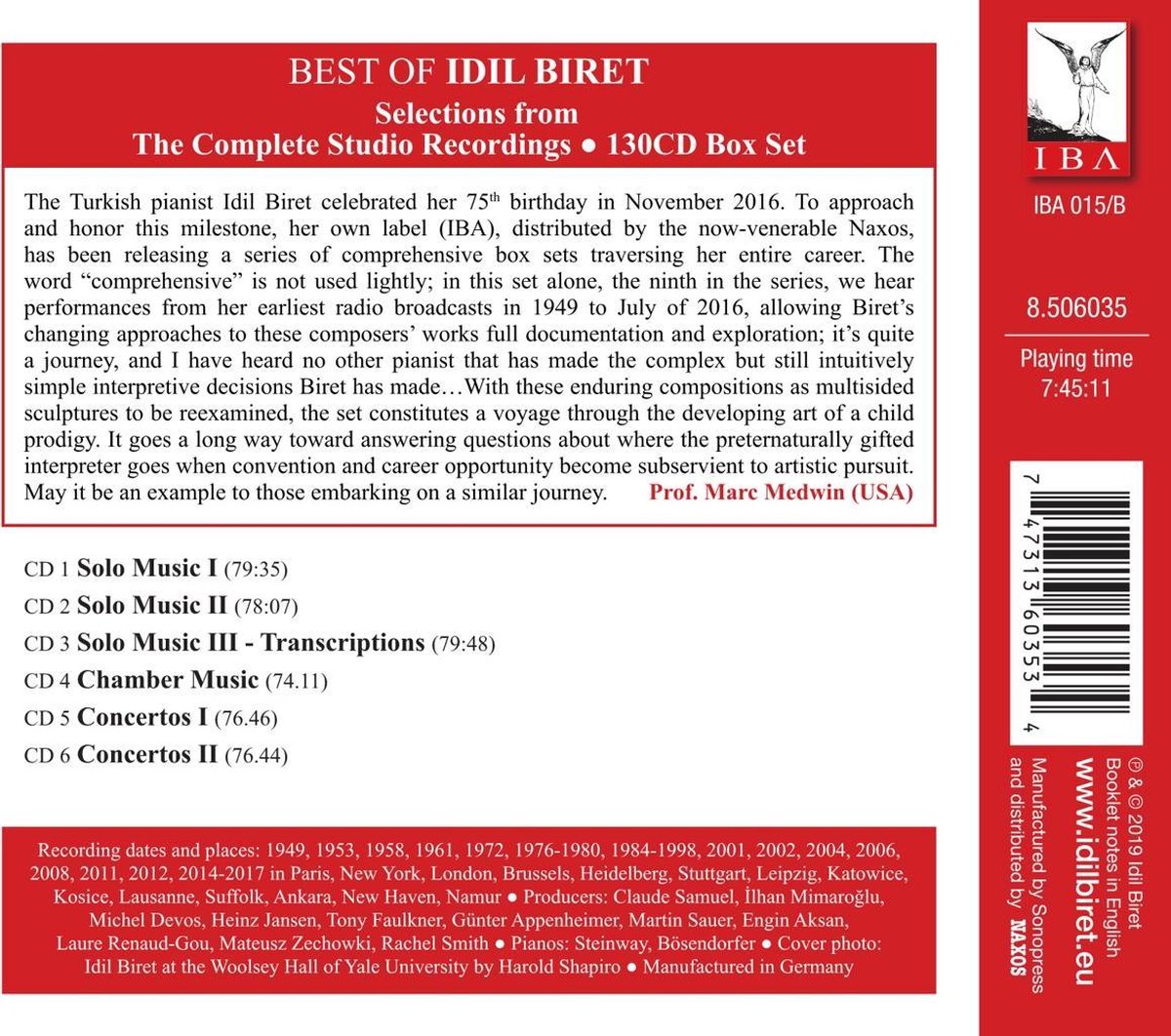 Idil Biret - Best Of Idil Biret (6 CD), Idil Biret | Muziek | bol