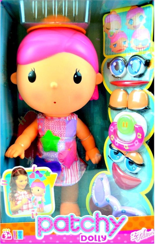 Zapf Creation - Patchy Dolly - Styling pop met zeer veel accessoires | bol