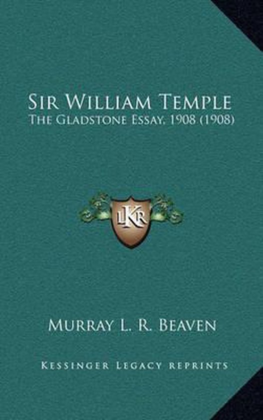 Sir William Temple, Murray L R Beaven | 9781164224228 | Boeken | bol.com