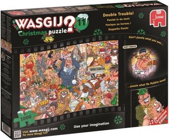 Wasgij Christmas 11 Paniek in de Tent! puzzel - 1000 stukjes | bol.com