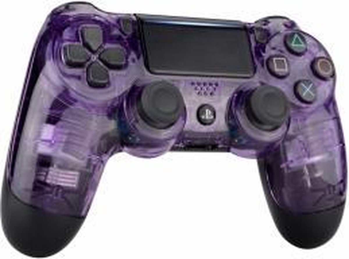 PS4, Wireless Dualshock 4 Controller V2 – Transparant Purple Custom ...