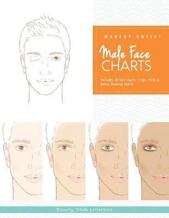 Makeup Artist Male Face Charts | 9781539589983 | Gina M Reyna | Boeken ...