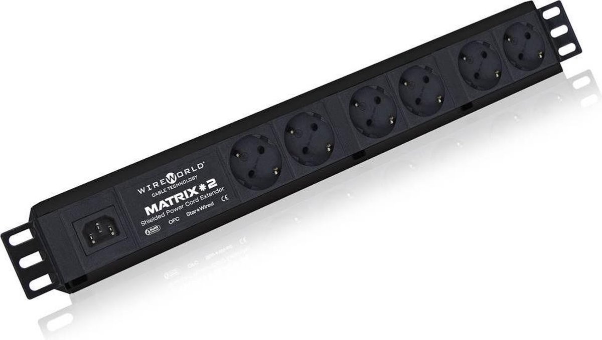 WireWorld Matrix 2 EU 6-voudig stekkerblok | bol.com
