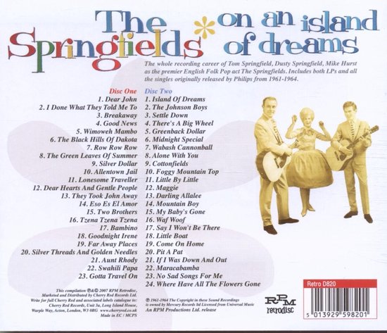 On An Island Of Dreams, The Springfields | Muziek | bol