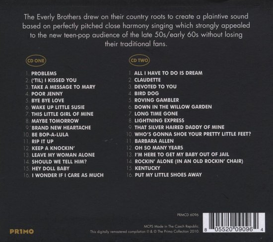 Essential Early Recordings, The Everly Brothers | CD (album) | Muziek | bol