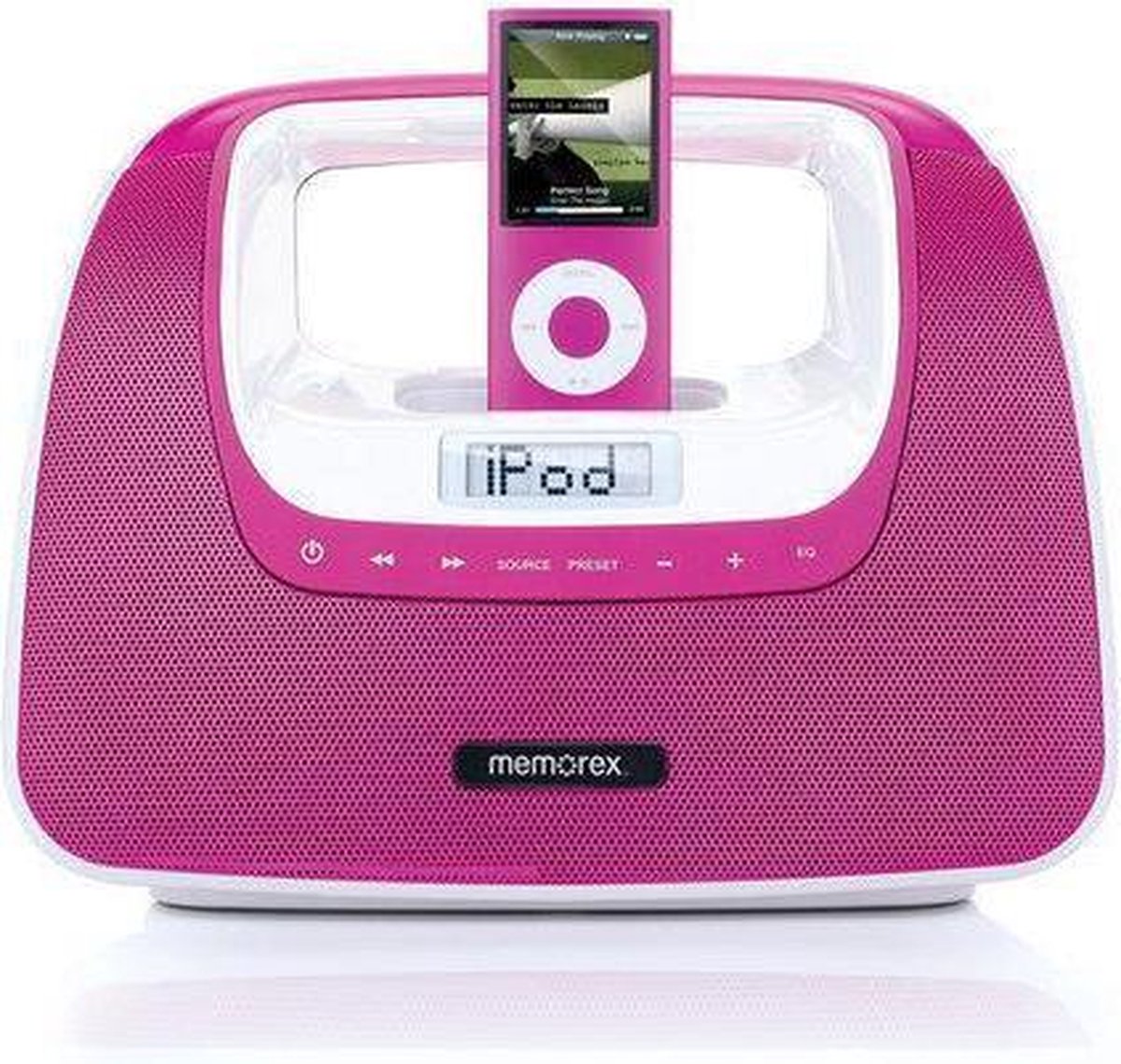 Memorex Minimove - Draagbare boombox voor iPod - Roze | bol.com